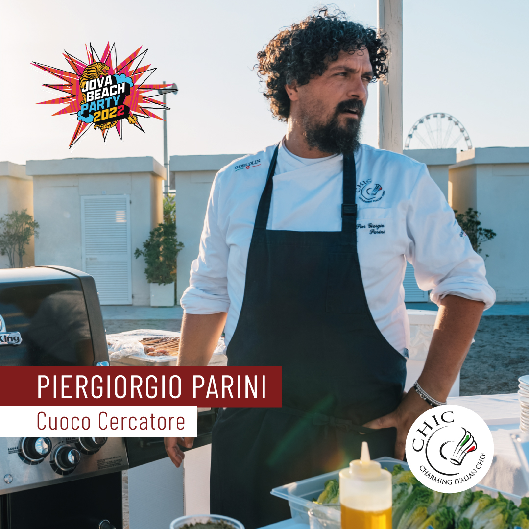 Lo Chef Pier Giorgio Parini al Jova Beach Party 2022 nella data del 9 ...